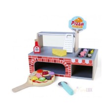 ECO TOYS Drvena pećnica za pizzu