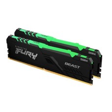 KINGSTON 16GB DDR4 2x8GB kit 3200MHz FURY Beast RGB KF432C16BBAK2/16