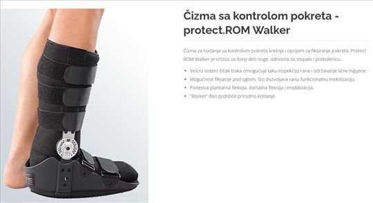 Ortopedska čizma za hod – ROM Walker veličina "S"