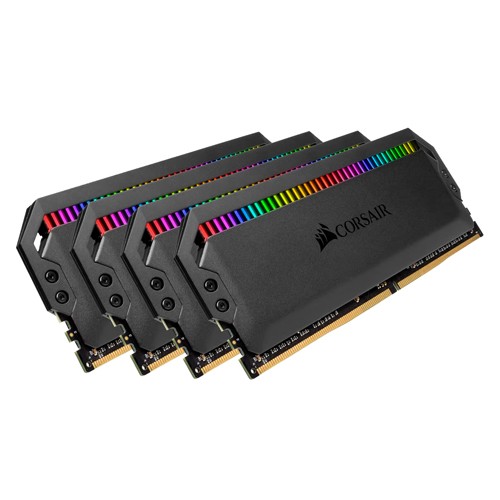 Corsair 64GB (4 x 16GB) DOMINATOR PLATINUM RGB DDR4 3600MHz DIMM memorija | CMT64GX4M4Z3600C16