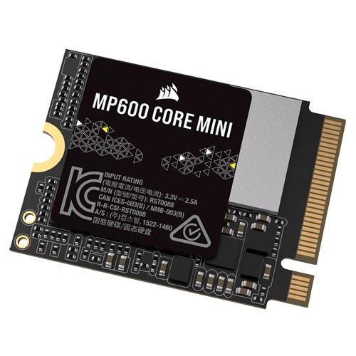 Corsair 2TB MP600 CORE MINI PCIe 4.0 (Gen4) x4 NVMe M.2 SSD | CSSD-F2000GBMP600CMN