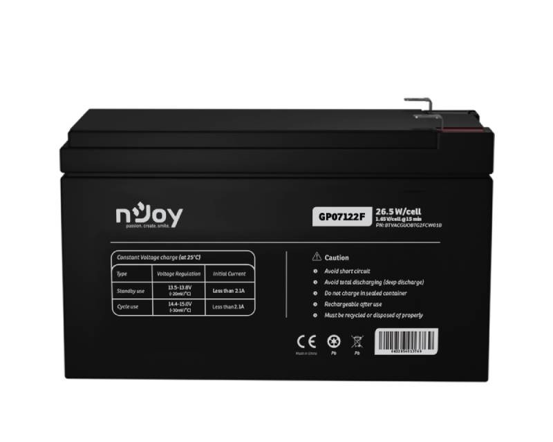 NJOY - GP07122F baterija za UPS 12V 7Ah (BTVACGUOBTG2FCW01B)