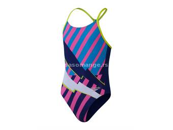 GIRLS PLACEMENT LANE LINE BACK Swimsuit