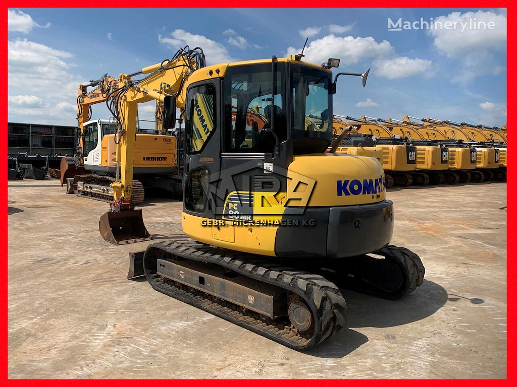 Komatsu PC80 MR-3 mini bager