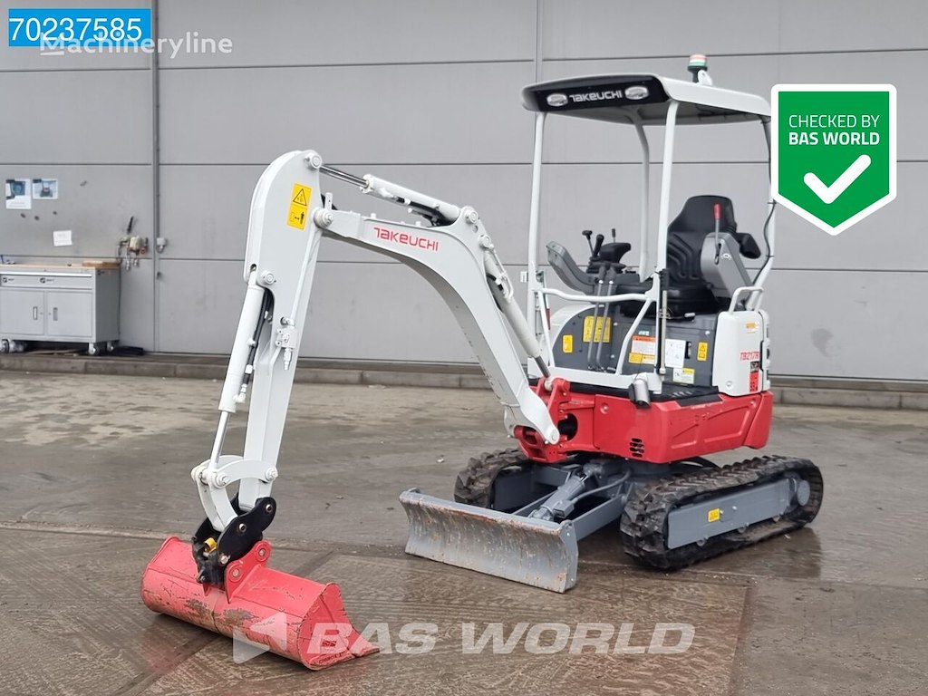 Takeuchi TB217 R EXTANDABLE UNDERCARRIAGE - EX DEMO mini bager