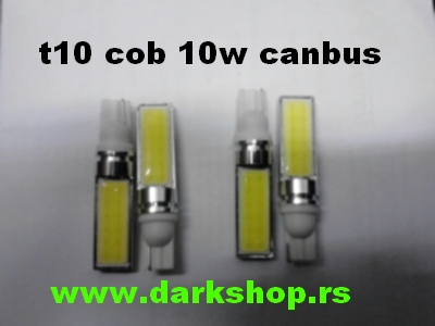 T10 10W COB canbus