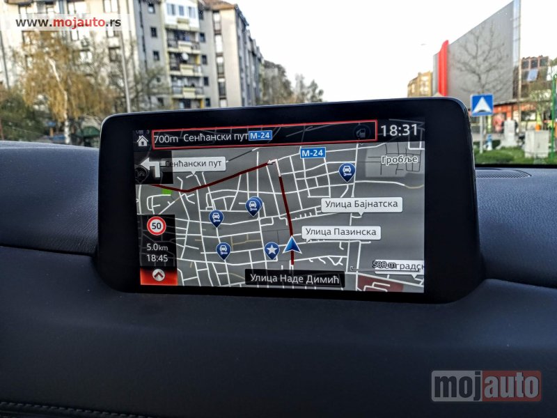 MAZDA CONNECT Mape Srbije i Evrope