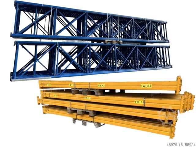 Paleta racking rack high rack
Jung Heinrich Delta / 32,20 lfm. / St.: 6.400x1.050mm / Tr.: 3.600 mm