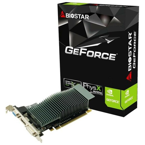 BIOSTAR G210 1GB GDDR3 64 bit DVI/VGA/HDMI