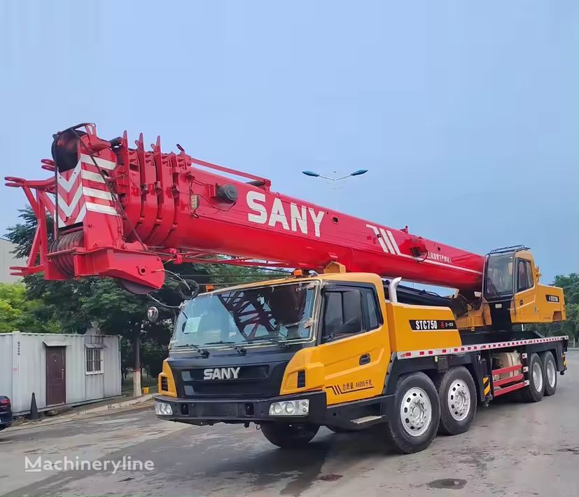 Sany New Model Used Sany Heavy Industry Mobile Crane STC750 75 Ton Tr autodizalica