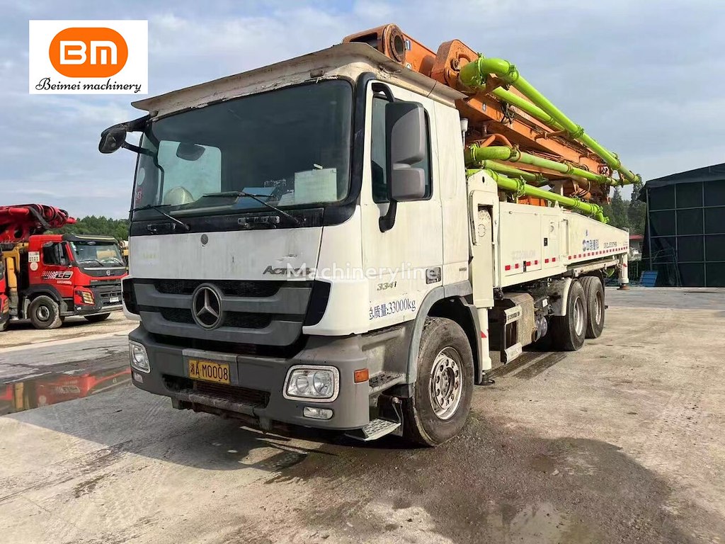 Zoomlion 2015 47M Concrete Pump Truck na šasiji Mercedes-Benz Actros 3341 pumpa za beton