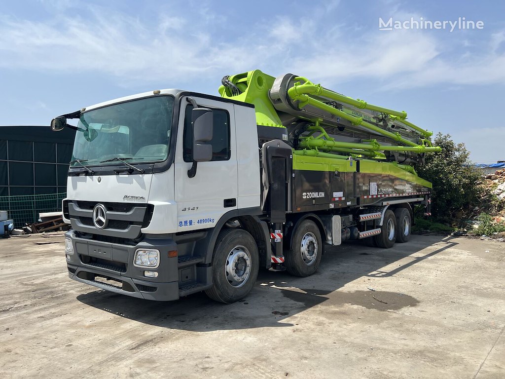 Zoomlion 2013 renew 52m pump na šasiji Mercedes-Benz Actros 4141 pumpa za beton