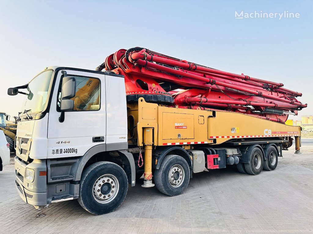 Sany na šasiji Mercedes-Benz Actros 4144 pumpa za beton