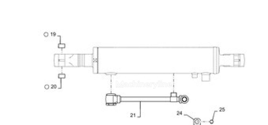 Case PW01V00073F1 hidraulični cilindar za 35SR-5 građevinske mašine