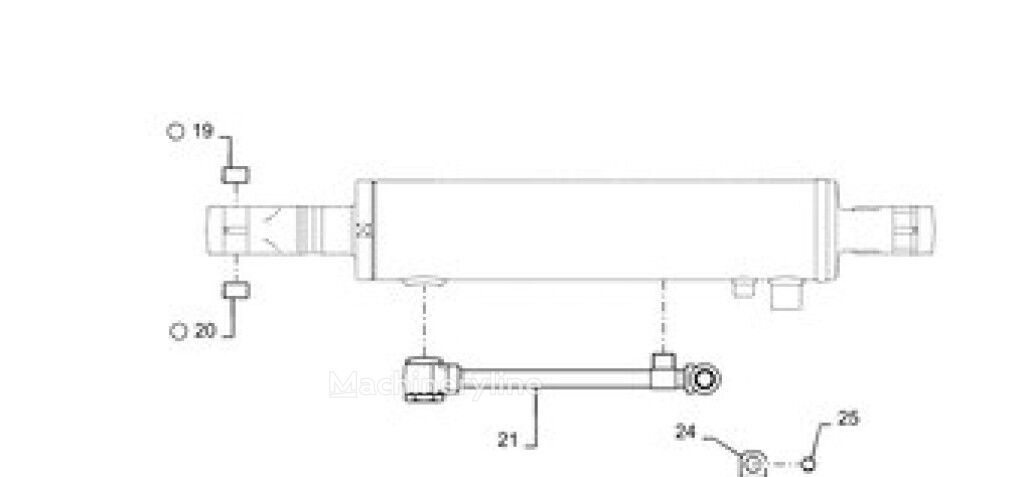 Case PW01V00073F1 hidraulični cilindar za E35B E30B građevinske mašine