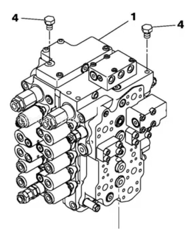 Case KNJ14642 hidraulični razvodnik za Case CX130B bagera