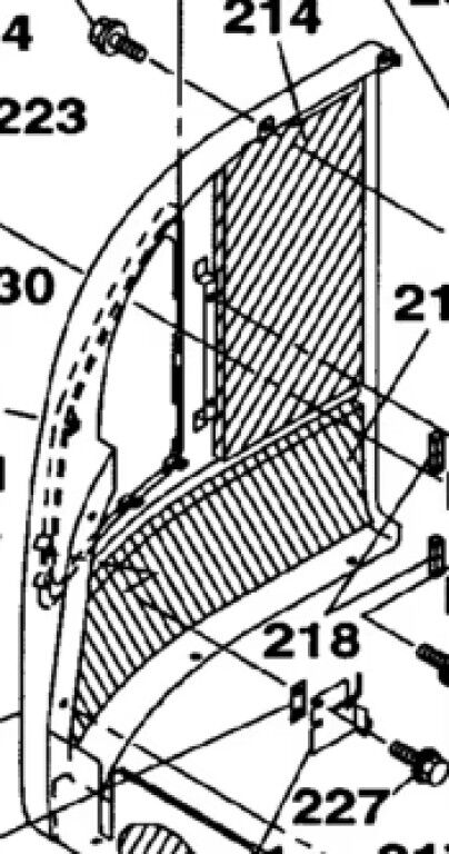 Case KRN3040Y2 KRN3040Y2 oblaganje za CX225SR građevinske mašine