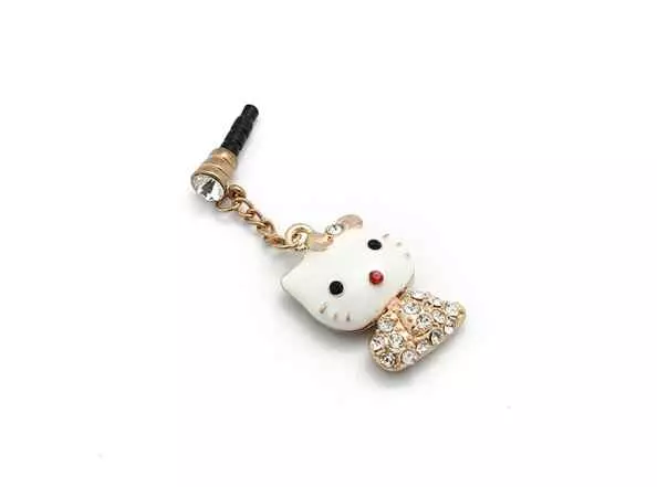 Kapica handsfree 3,5 mm charm Kitty L bela