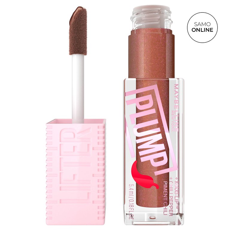 Sjaj za usne MAYBELLINE NEW YORK Lifter Plump Cocoa Zing 007