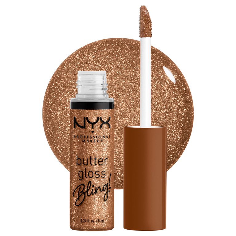 Sjaj za usne NYX Professional Makeup Butter Gloss Bling BLGB Pay Me In Gold BLGB04