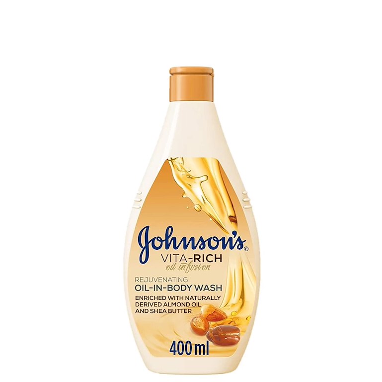 JOHNSON VITA-RICH GEL ZA TUŠIRANJE 400ML BADEMOVO ULJE I ŠI BUTER