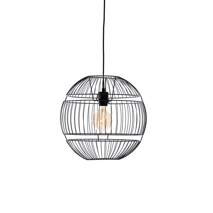 Moderna viseća lampa crna 38 cm - Sphaera