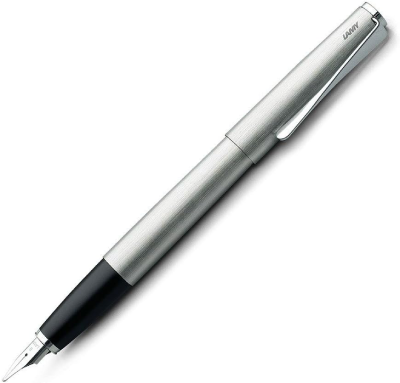 Nalivpero - Fountain pen Studio brushed 065, silver, M