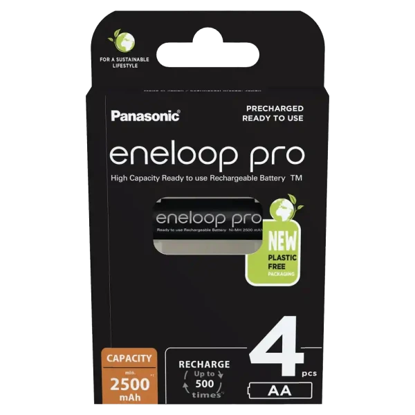 PANASONIC Eneloop Pro AA4B - BK-3HCDE4BE Punjiva baterija