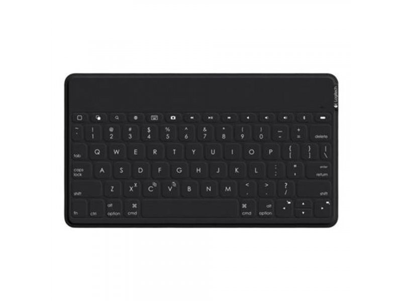 LOGITECH TASTATURA KEYS-TO-GO ULTRA-LIGHT, ULTRA-PORTABLE BLUETOOTH ZA IPHONE, IPAD, APPLE TV I MAC – CRNA- UK