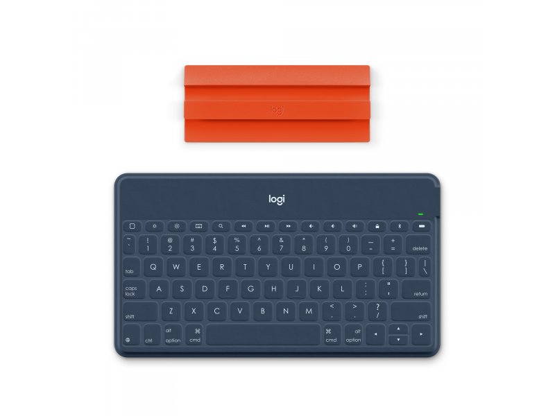 LOGITECH TASTATURA KEYS-TO-GO ULTRA-LIGHT, ULTRA-PORTABLE BLUETOOTH ZA IPHONE, IPAD, APPLE TV I MAC – PLAVA – UK