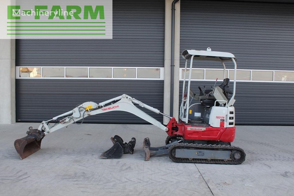 Takeuchi tb 217 r minibagger - bagger bager točkaš