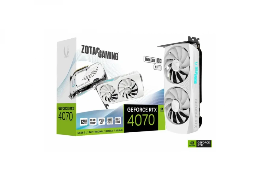 Grafička karta Zotac GAMING GeForce RTX 4070 Twin Edge OC White Edition 12GB DDR6 192 bit 3xDP/HDMI