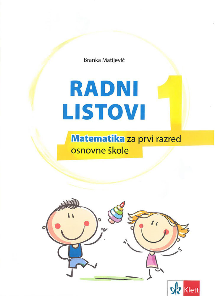 Matematika 1 - radni listovi na bosanskom jeziku - Klett NOVO 2024