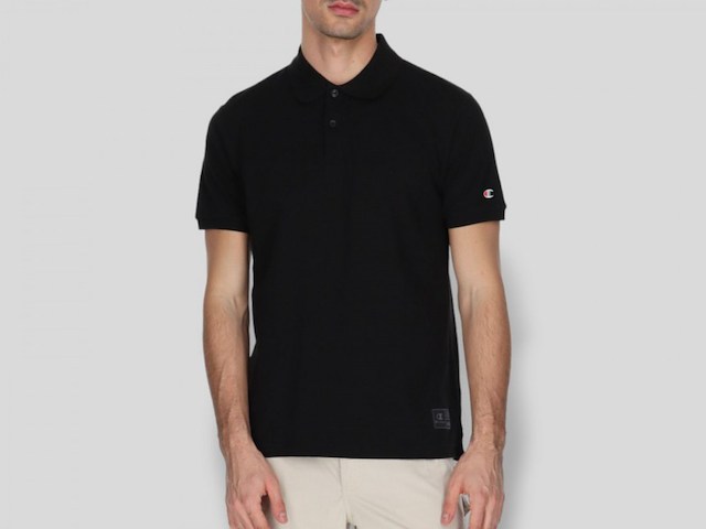 Champion Clean Polo muška majica - crna SPORTLINE