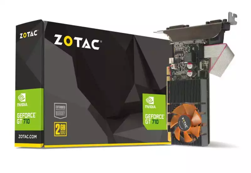 GRAFIČKA KARTA ZOTAC GEFORCE GT 710 2GB DDR3 64 BIT VGA/HDMI/DVI