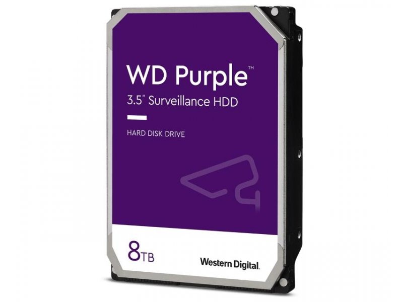 WESTERN DIGITAL 8TB 3.5 INČA SATA III 256MB INTELLIPOWER WD85PURZ PURPLE HARD DISK