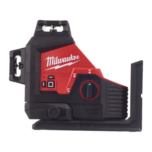 MILWAUKEE Zeleni laser 3-polni 360° 12V - M123PL-0C