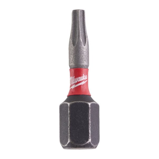 MILWAUKEE Udarni bitsevi TX SHOCKWAVE ojačani 1/4" T10 x 25mm