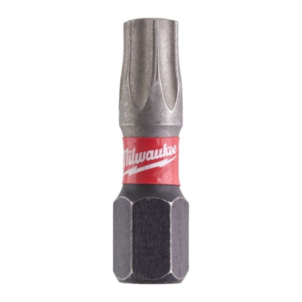 MILWAUKEE Udarni bitsevi TX SHOCKWAVE ojačani 1/4" T30 x 25mm