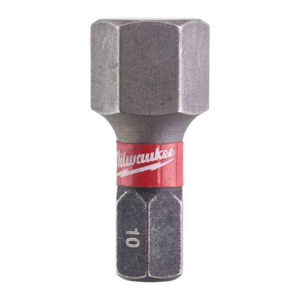 MILWAUKEE Udarni bitsevi HEX SHOCKWAVE ojačani 1/4″ 10 x 25mm