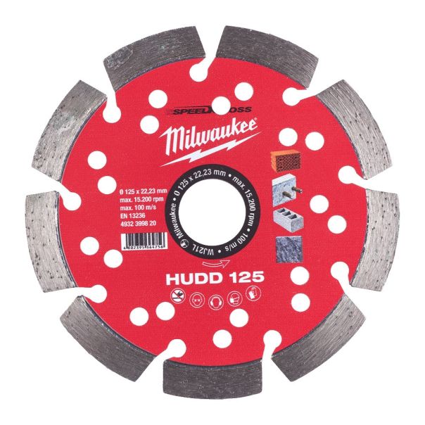 MILWAUKEE Dijamantski rezni disk HUDD 125 x 22.23 mm