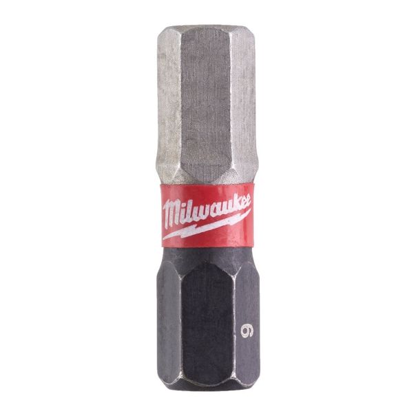 MILWAUKEE Udarni bitsevi HEX SHOCKWAVE ojačani 1/4″ 6 x 25mm