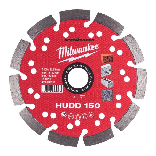 MILWAUKEE Dijamantski rezni disk HUDD 150 x 22.23 mm