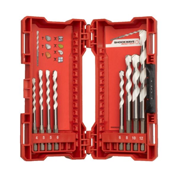 MILWAUKEE Burgije multi 4-12mm Hex set 8/1