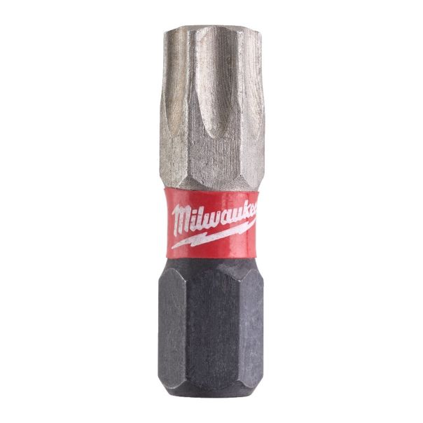 MILWAUKEE Udarni bitsevi TX SHOCKWAVE ojačani 1/4" T40 x 25mm