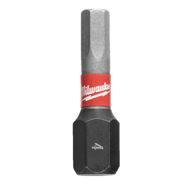 MILWAUKEE Udarni bitsevi HEX SHOCKWAVE ojačani 1/4″ 4 x 25 mm