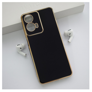 Maska Fresh Electroplated za Motorola Moto E14/ G04/ G04S/ G24/ G24 Power crna