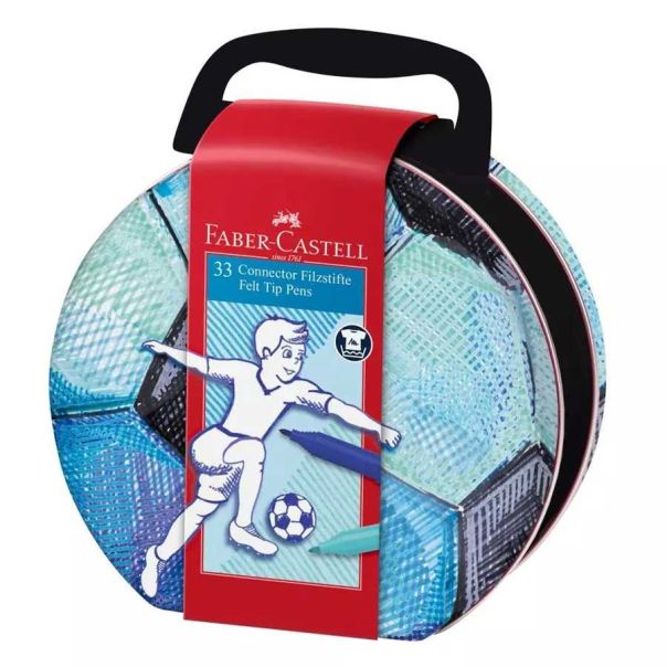 FABER CASTELL Flomasteri set koferče Soccer 1/33