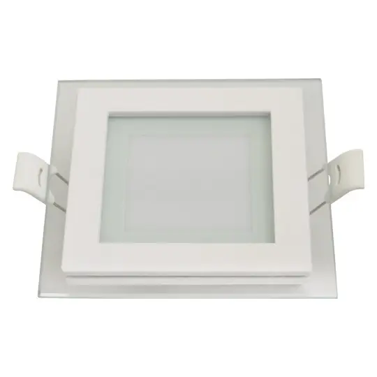 MITEA LIGHTING Stakleni ugradni kvadratni LED panel MPC6-K 6W 6500K sivi