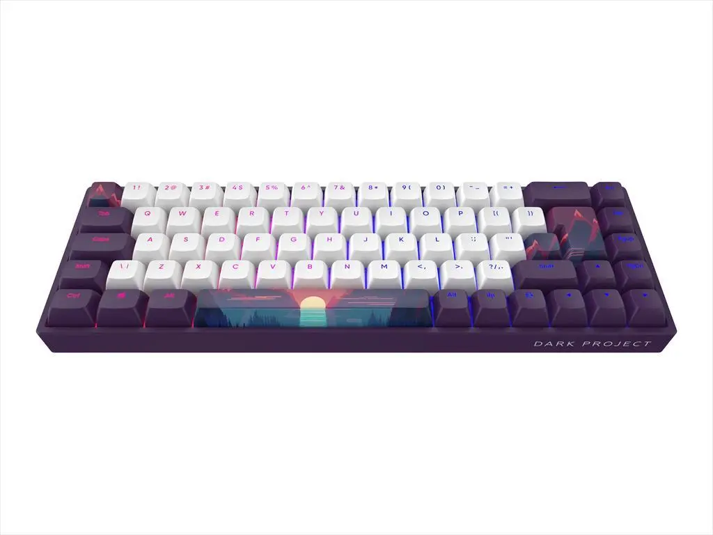 DARK PROЈECT Mehanička tastatura dpp68 izlazak sunca 65% hs RGB linearni, +4 prekidač